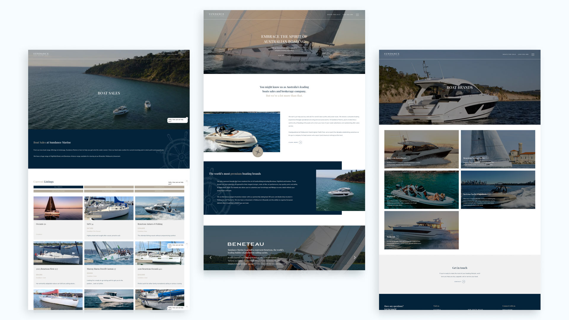 Sundance Marine | emd:digital | Web Design Melbourne