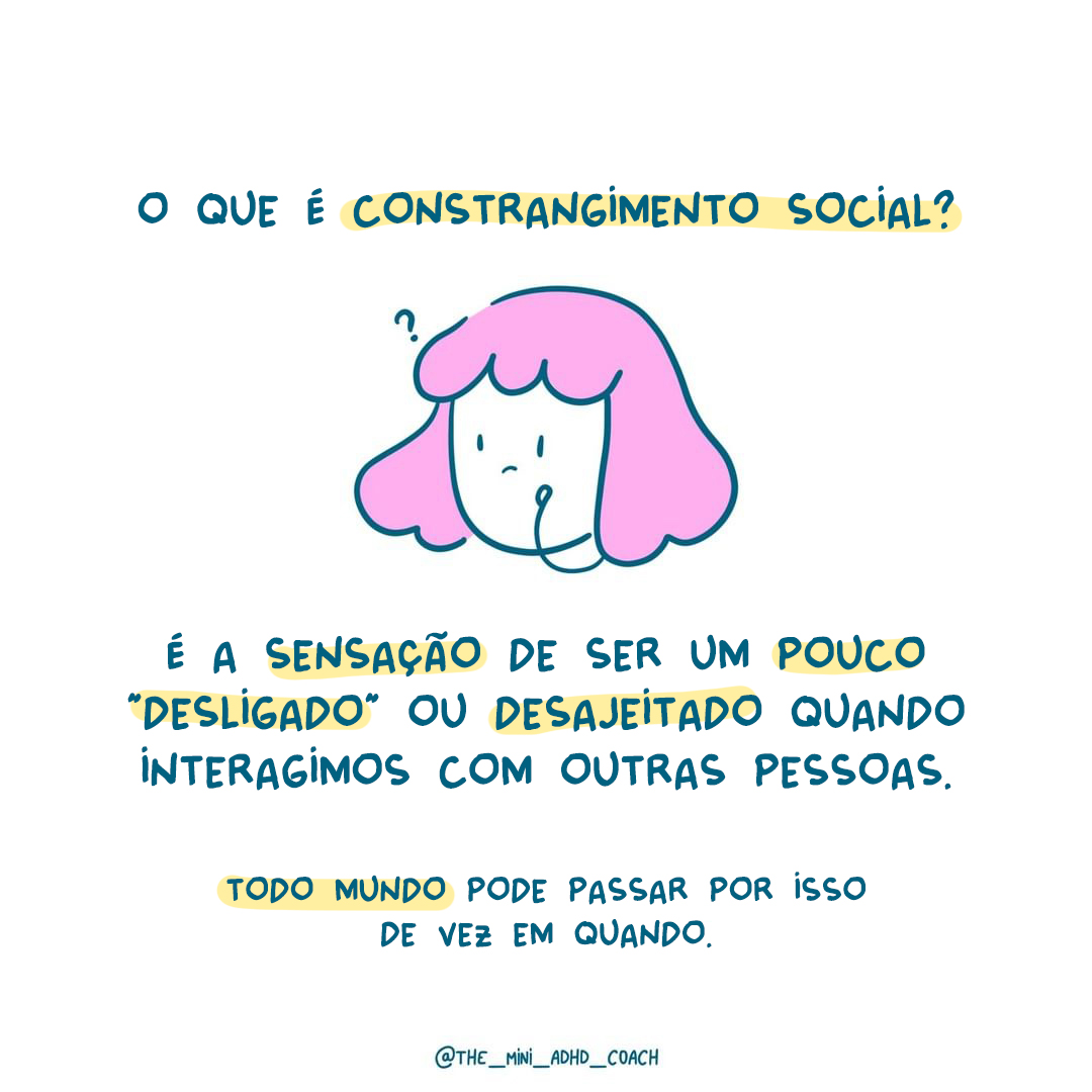 TDAH & Constrangimento Social | The Mini ADHD Coach Blog
