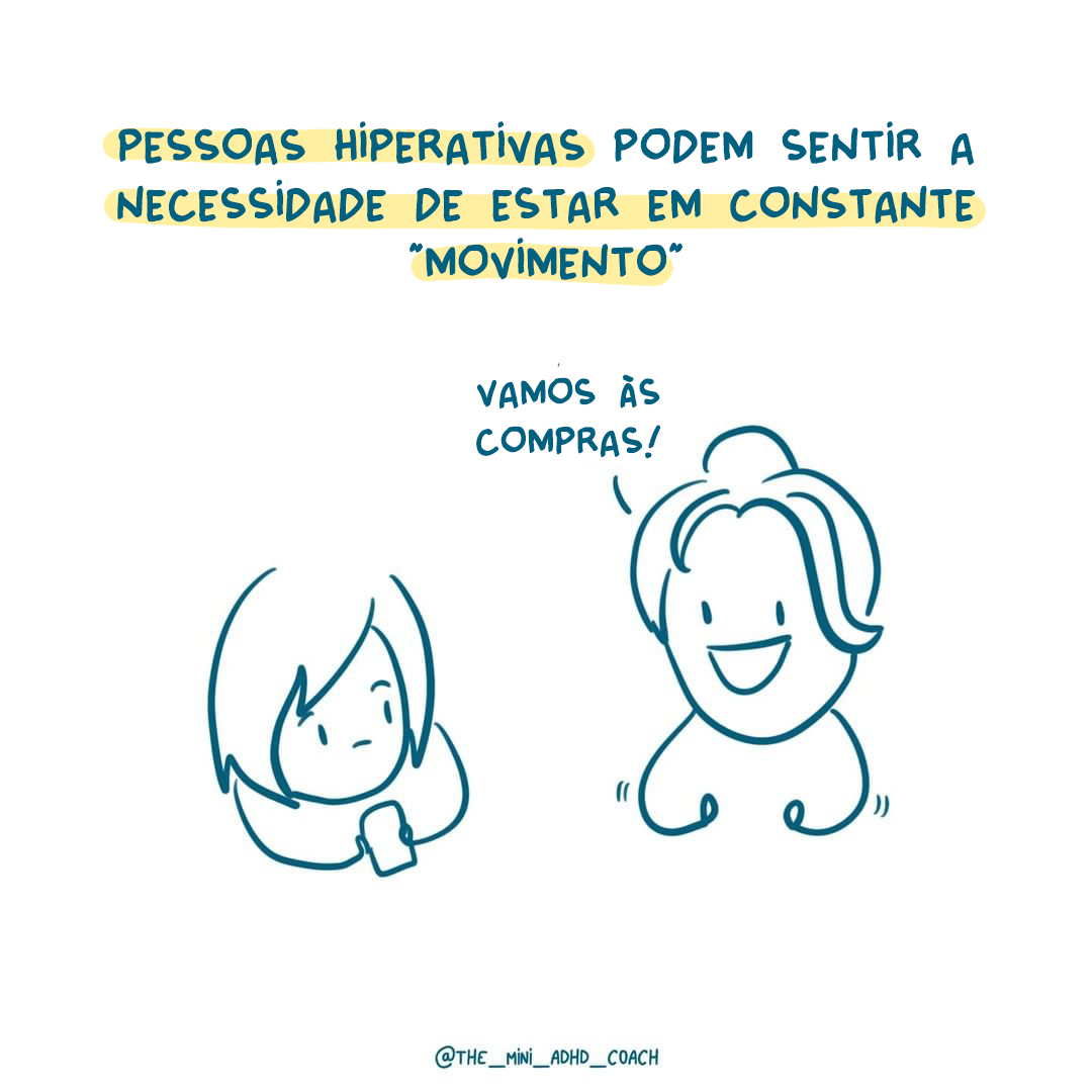 Como é o TDAH hiperativo? | The Mini ADHD Coach Blog