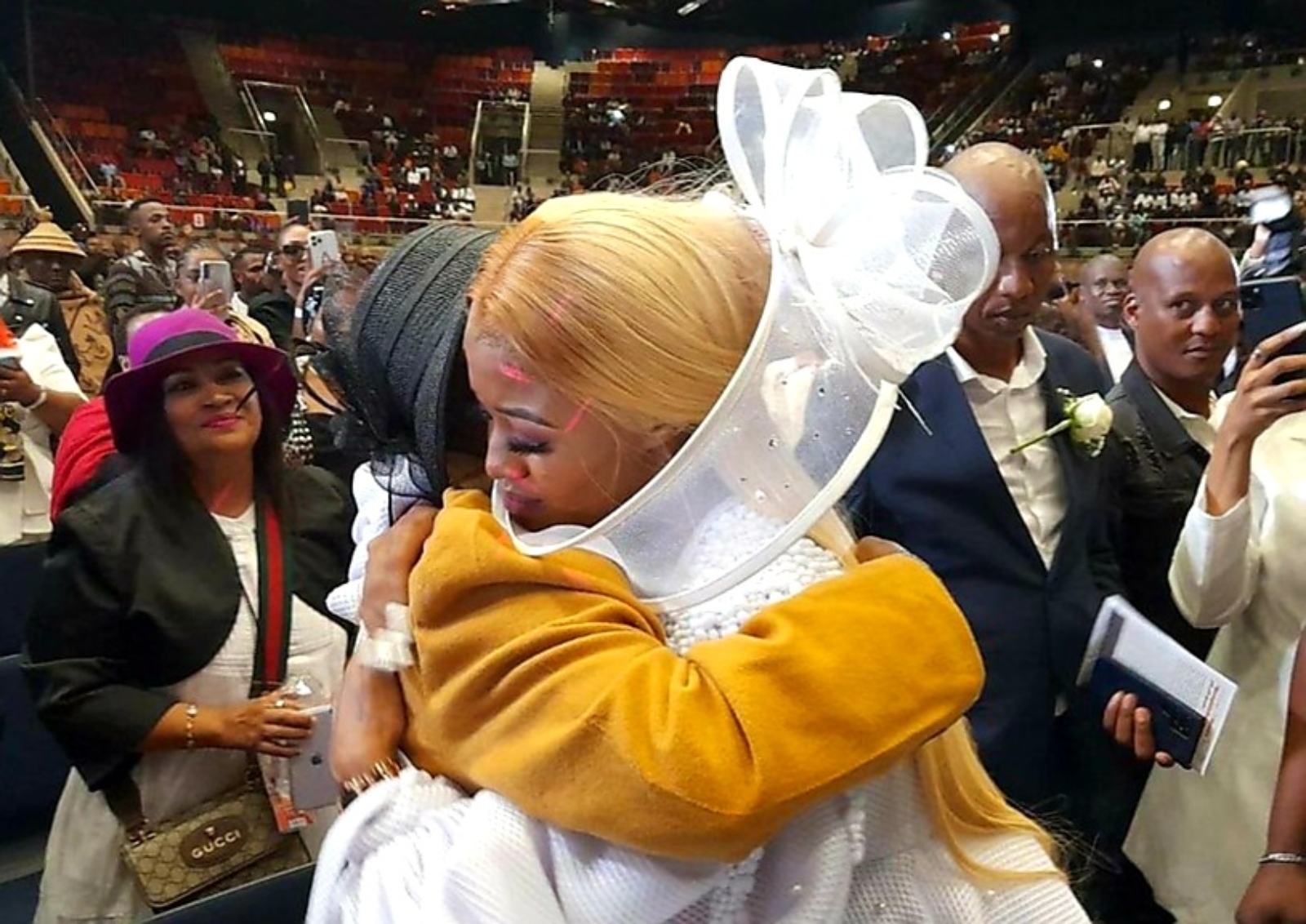 Babes Wodumo and Mampintsha’s mom smoke peace pipe