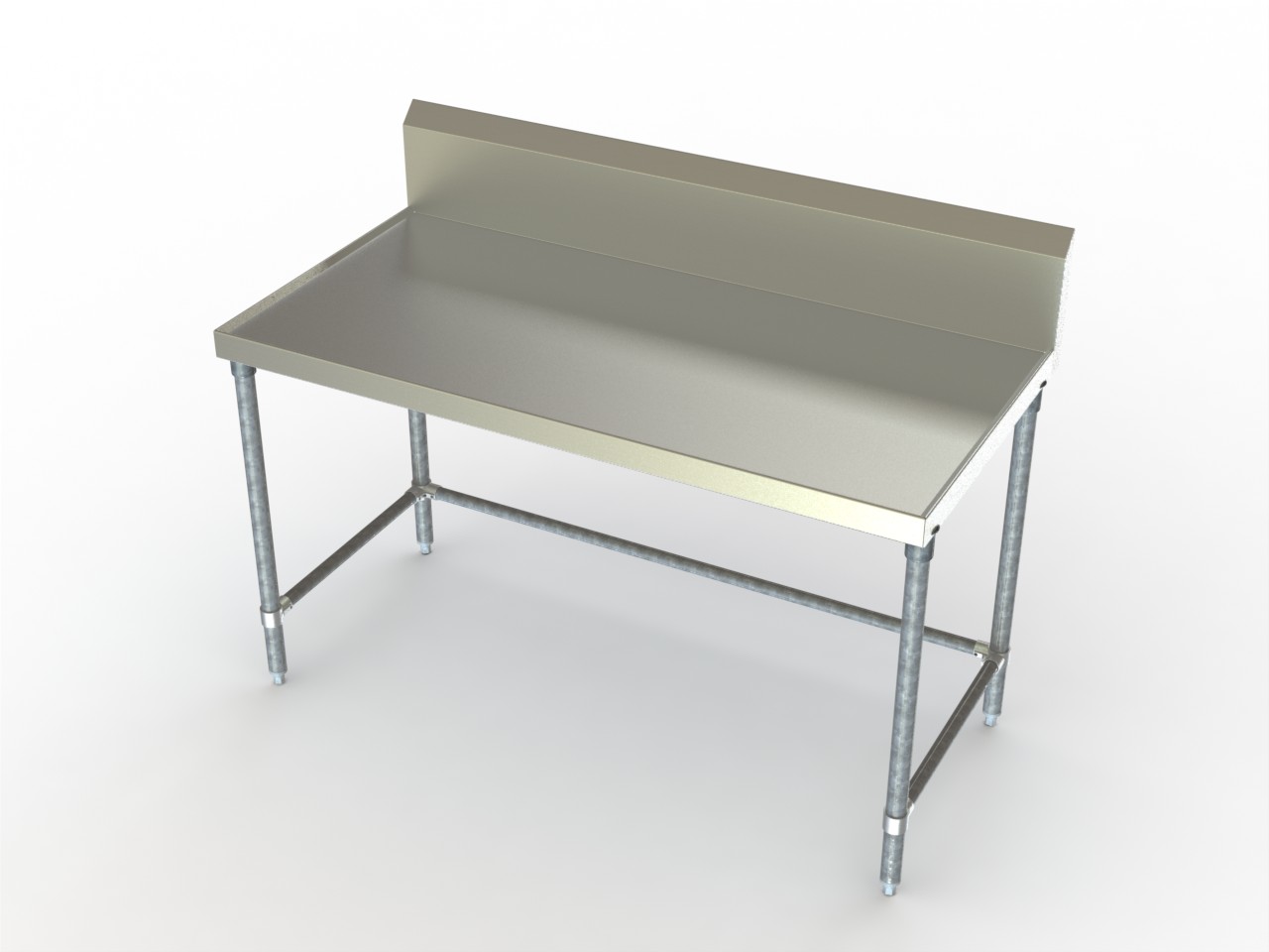 Work and Prep Tables with Cross-Bracing