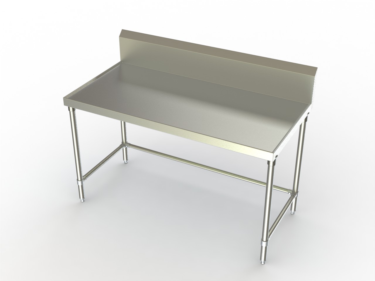 Work and Prep Tables with Cross-Bracing