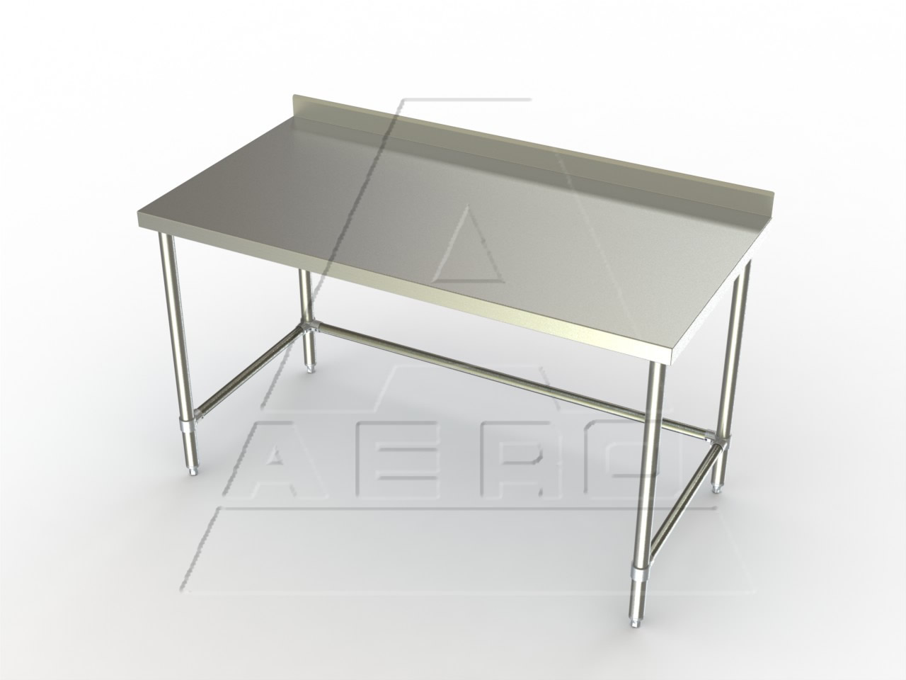Work and Prep Tables with Cross-Bracing