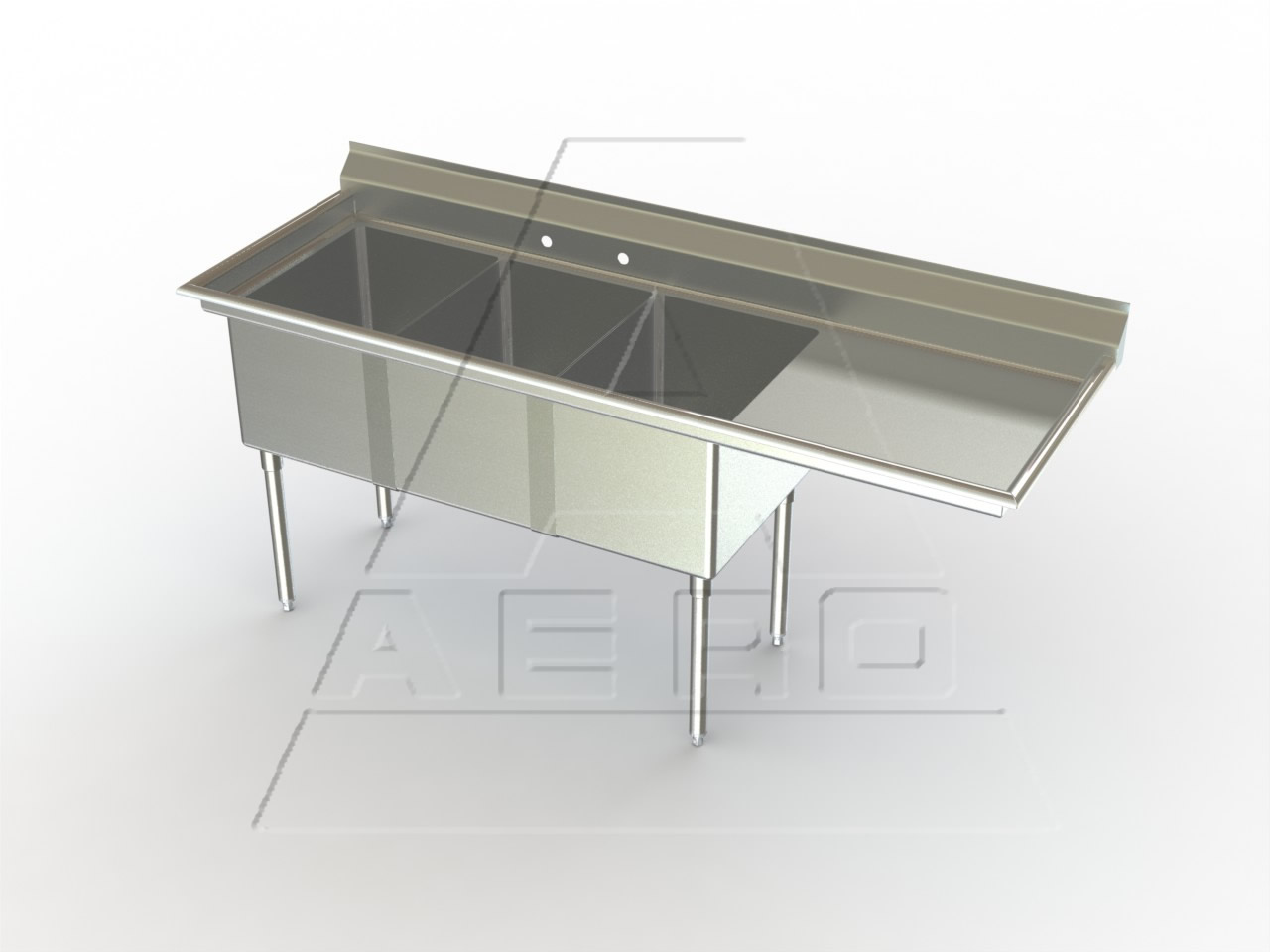Three Compartment NSF Sinks