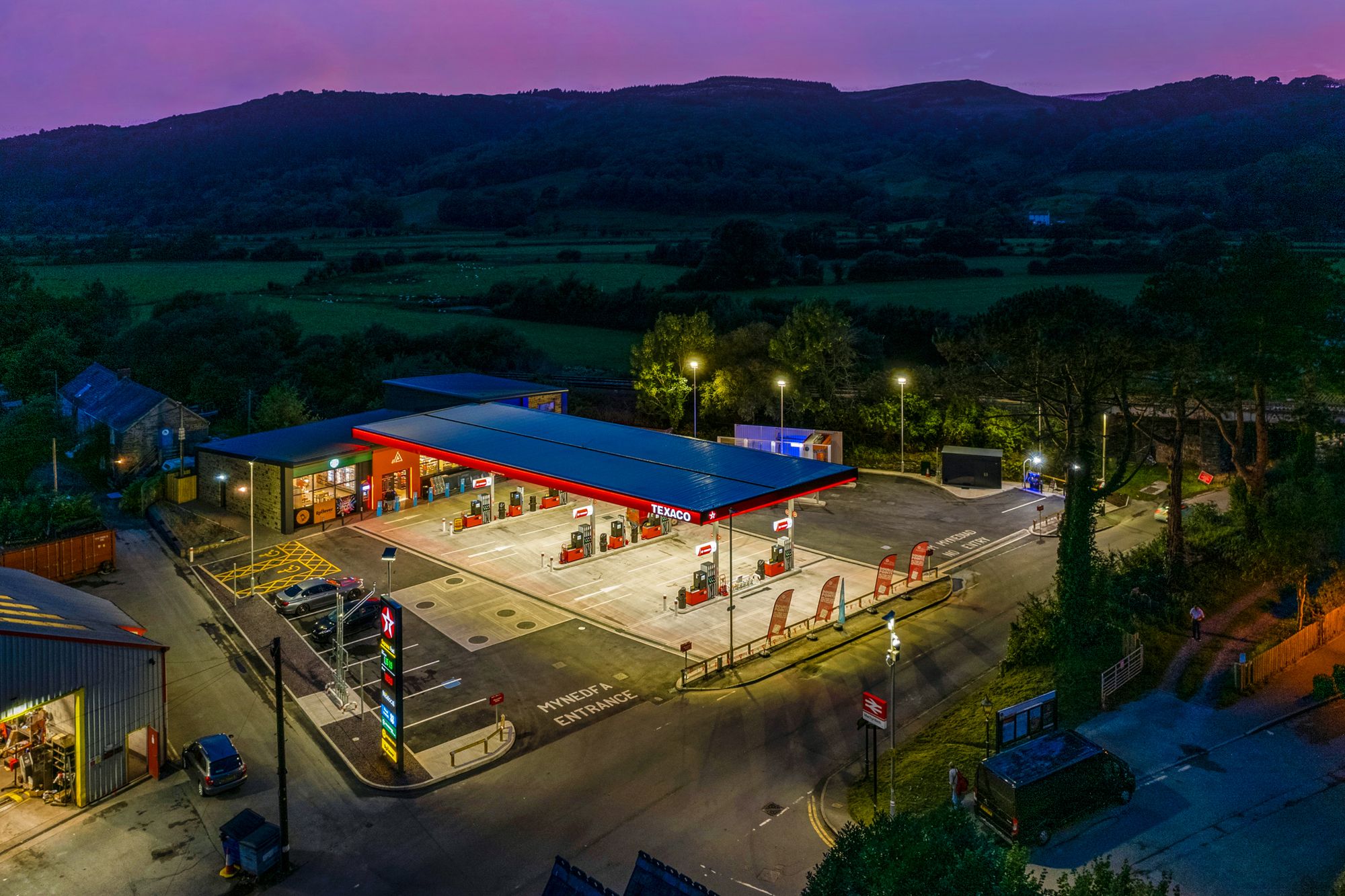 Machynlleth Service Station | Portfolio | C + A Design