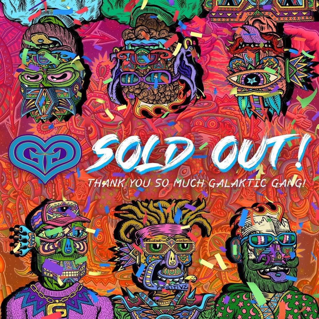 Galaktic Gang - NFT Project of artist Chris Dyer