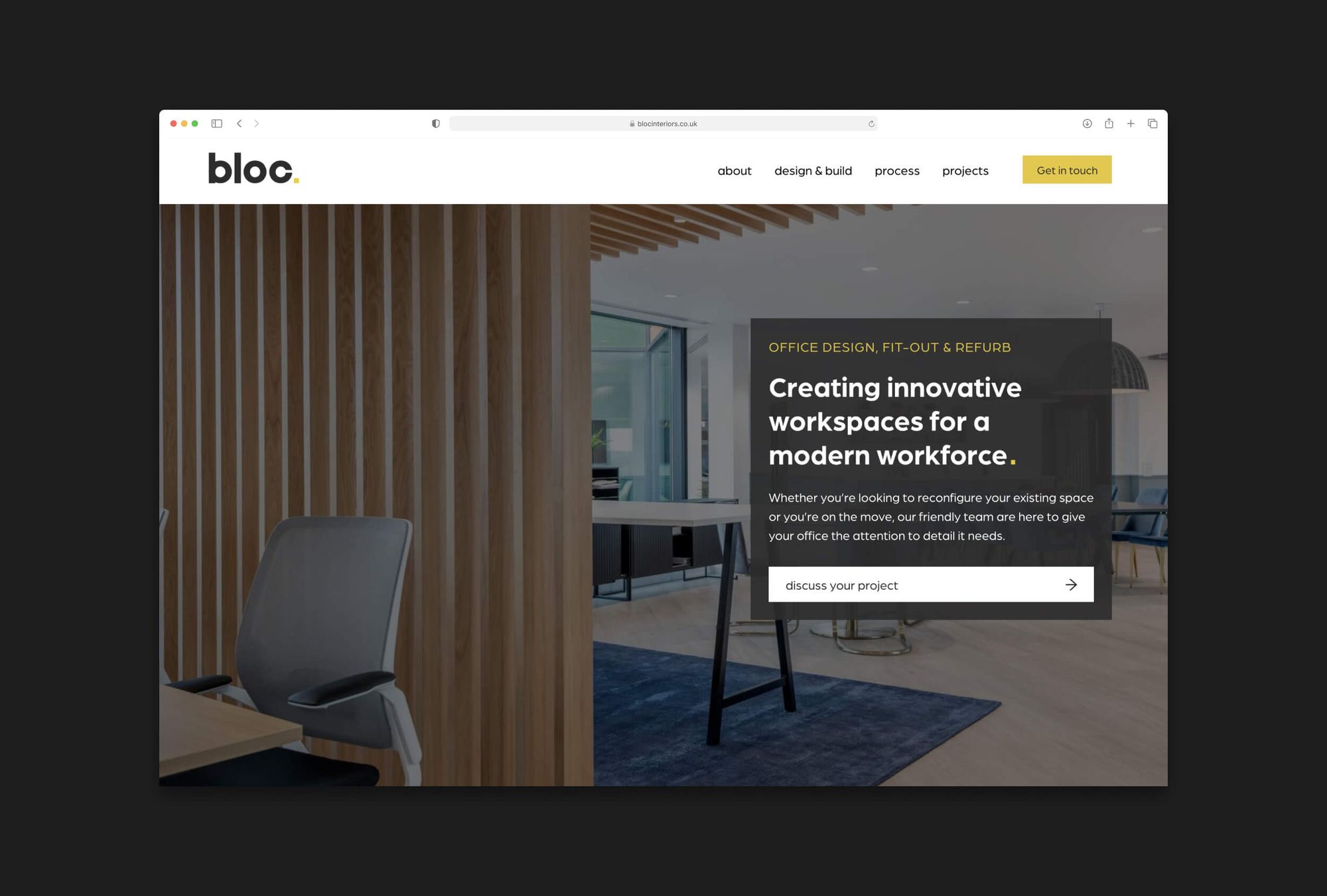 Bloc Interiors | Web Design by EASISERV