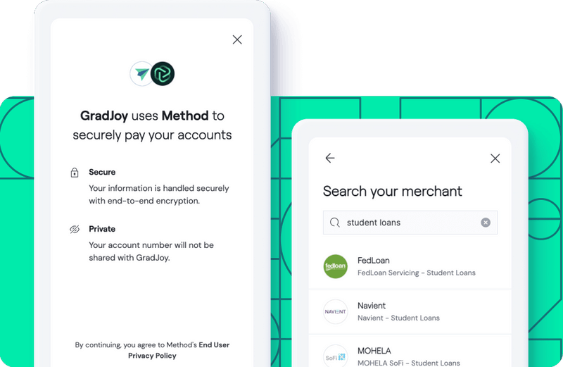 Method | Real-time liability data & payment access
