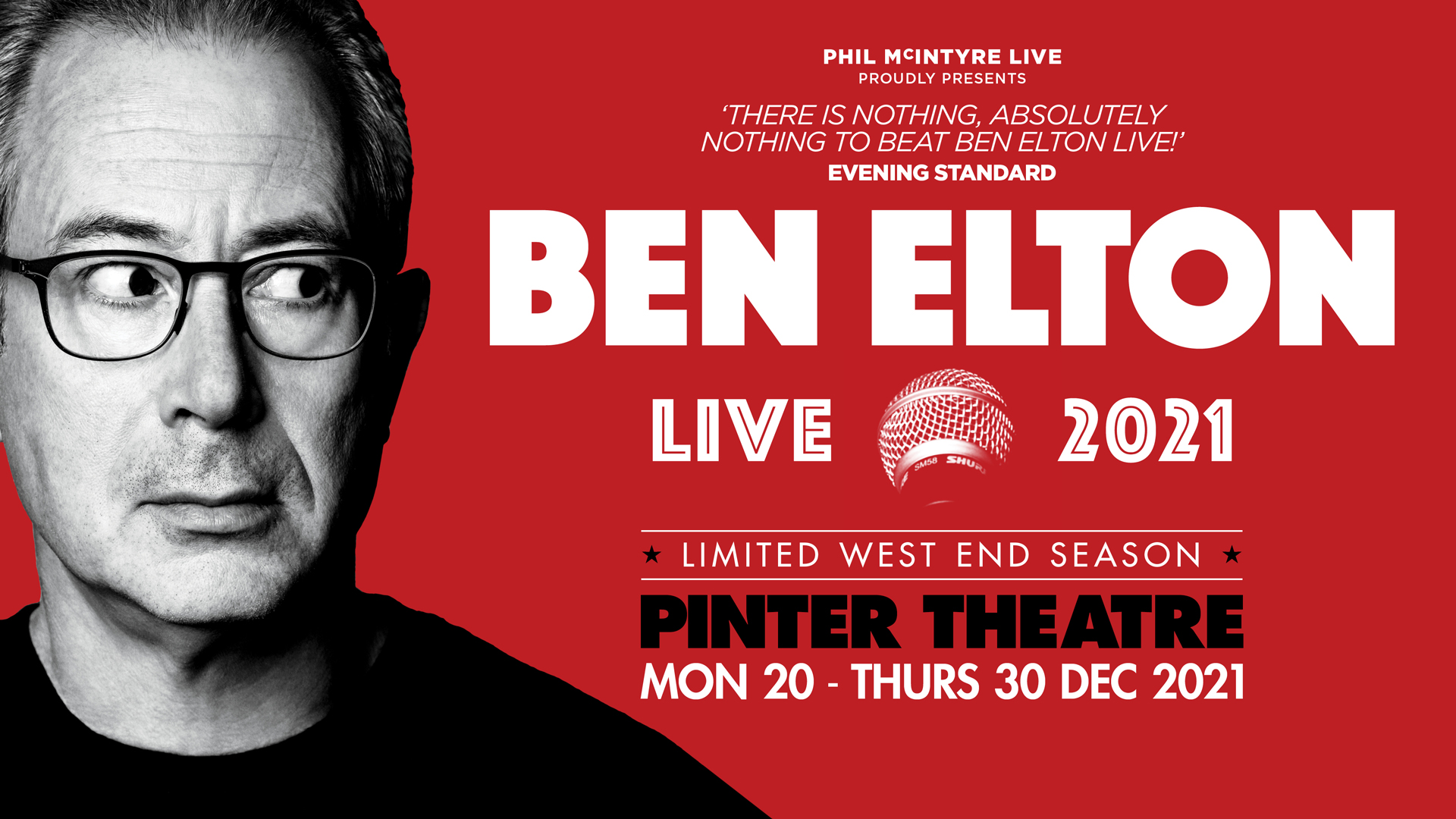 Ben Elton Live | Official Box Office | Harold Pinter Theatre