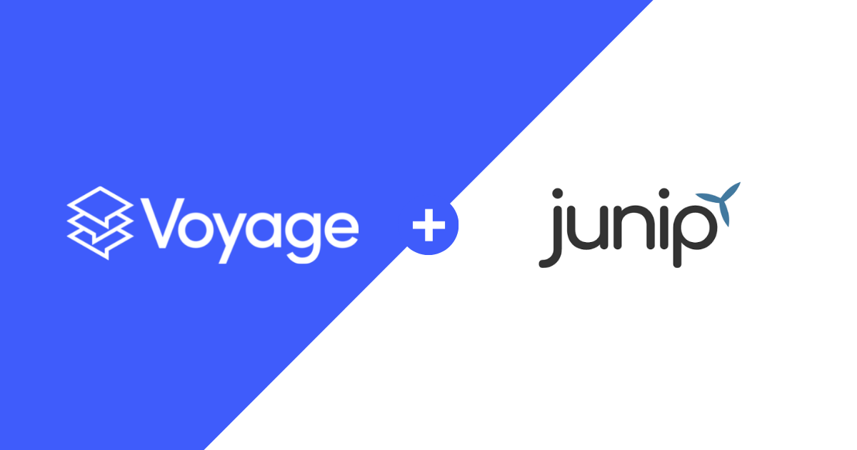 Junip - Integration | Voyage SMS
