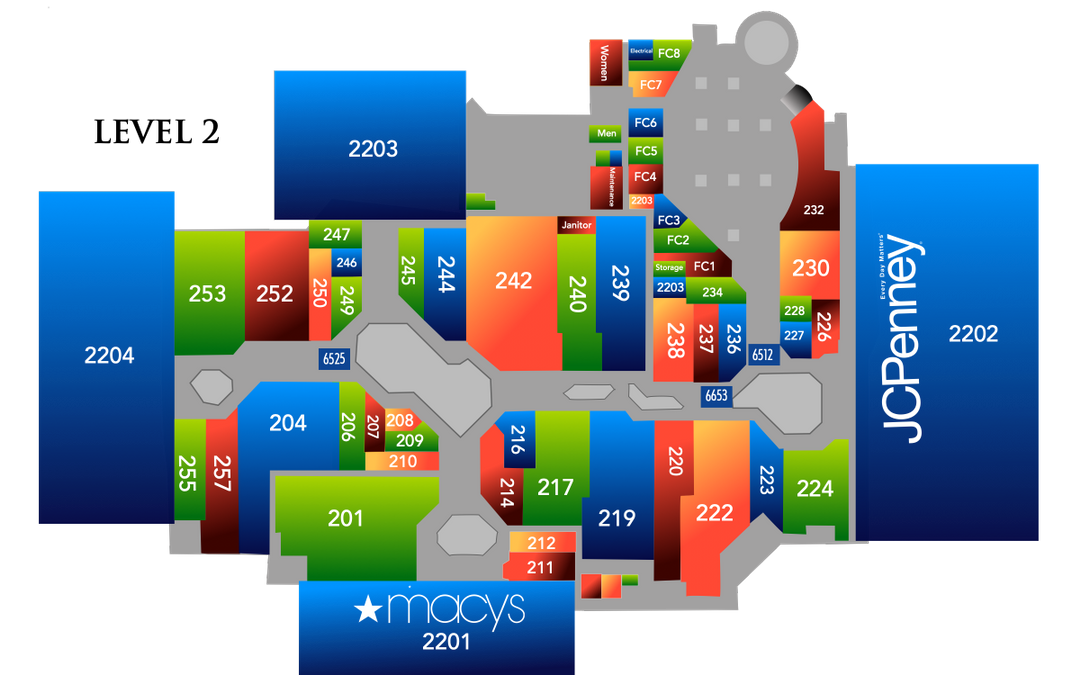 Crossroads Mall Map Directory