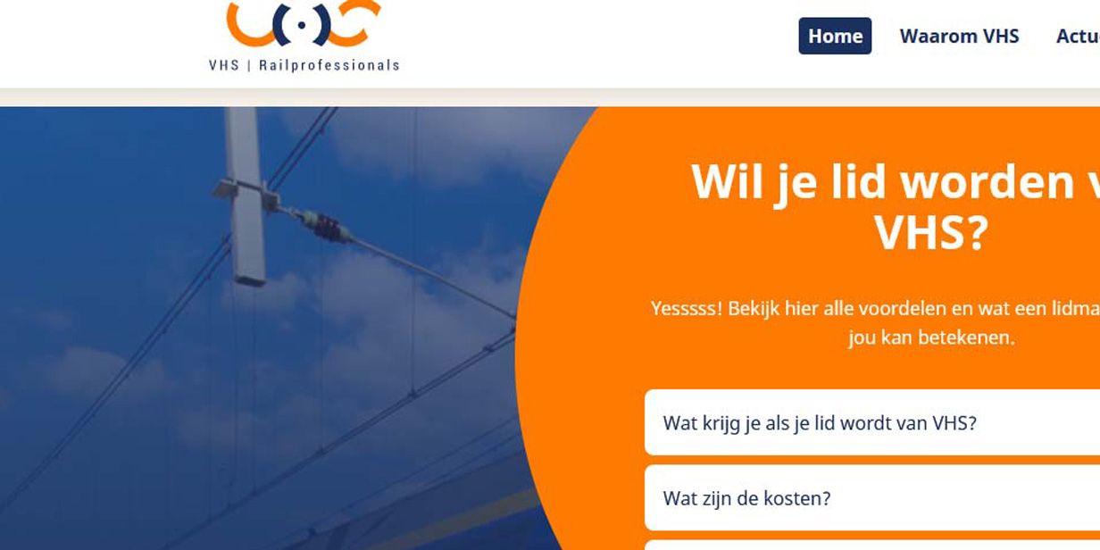 VHS | VHS krijgt nieuwe website