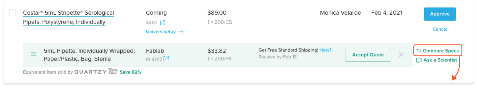 Quartzy | Buy all the lab supplies you need in one place