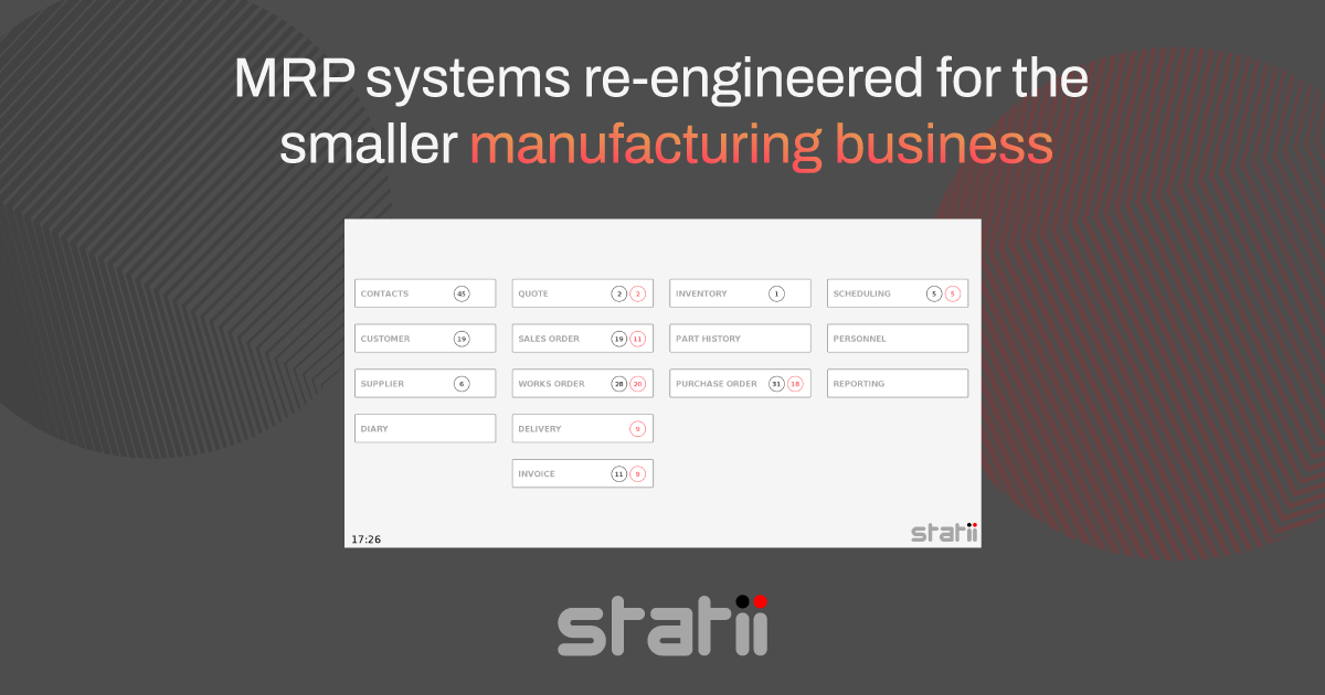 Statii | Manufacturing Software | ERP And MRP Software
