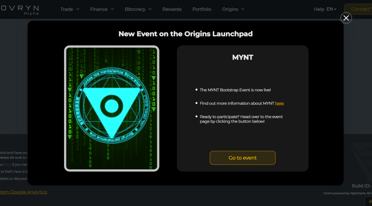 MYNT Token Presale is officially LIVE | Sovryn Blog