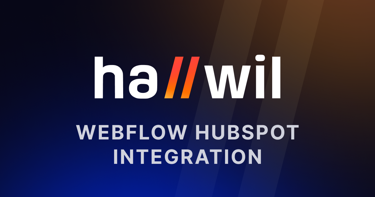 Webflow Hubspot Integration As a Service
