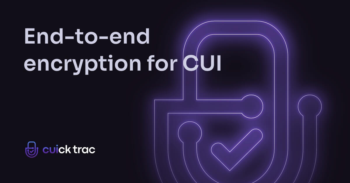 CUI Email Encryption Solution | cuick trac™ Enclave