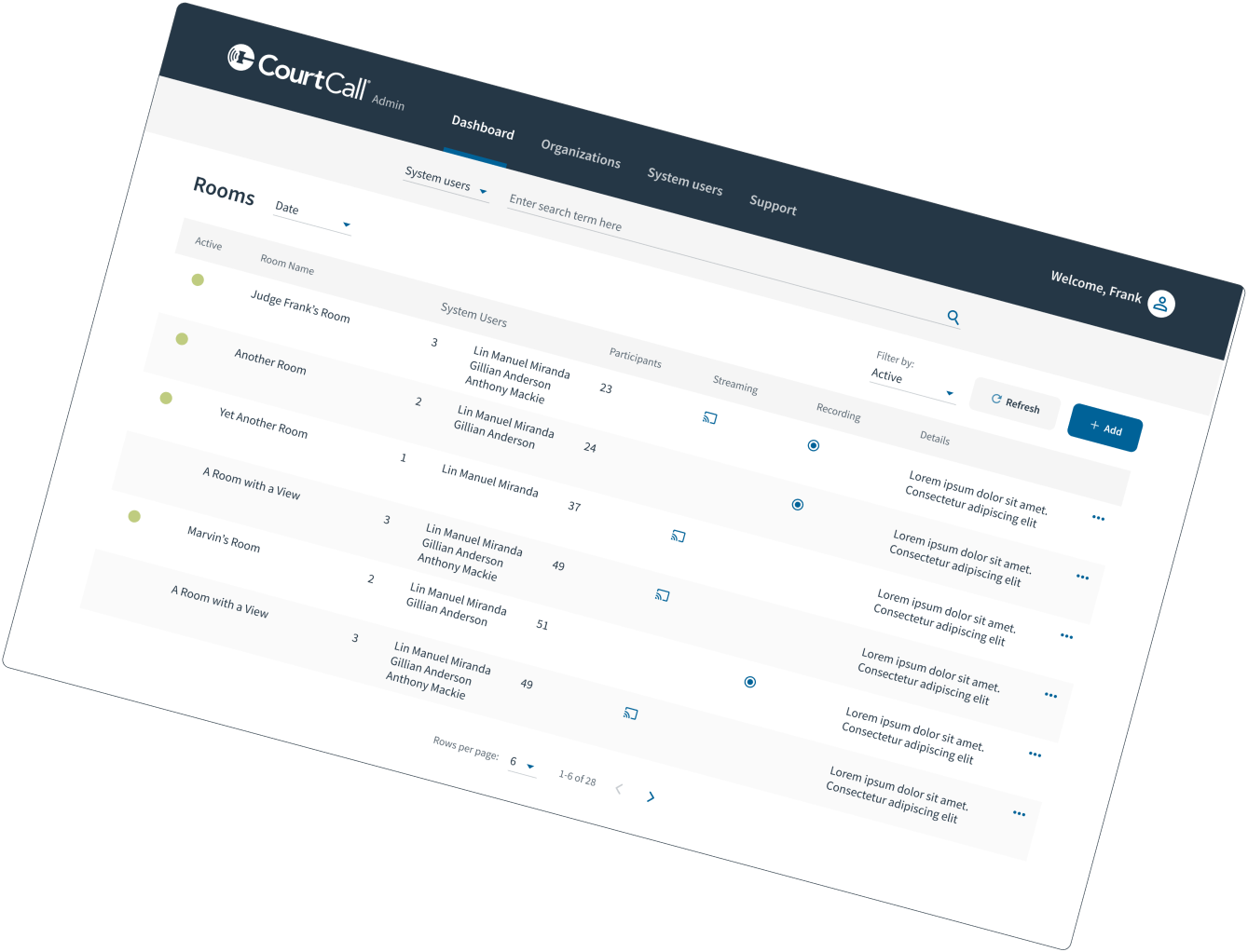 CourtCall UX/UI Design Case Study