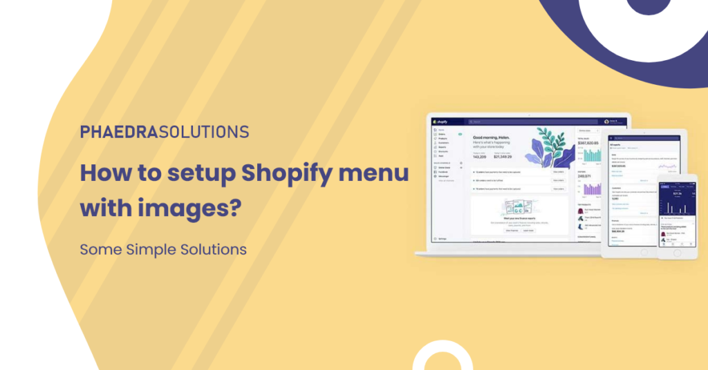 How to setup Shopify menu with images?