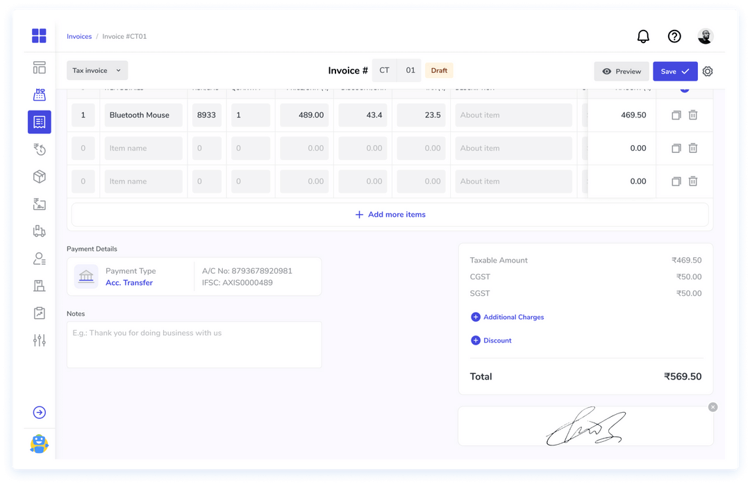 GST Billing Software for Small Business | Create GST Bills Online or in ...