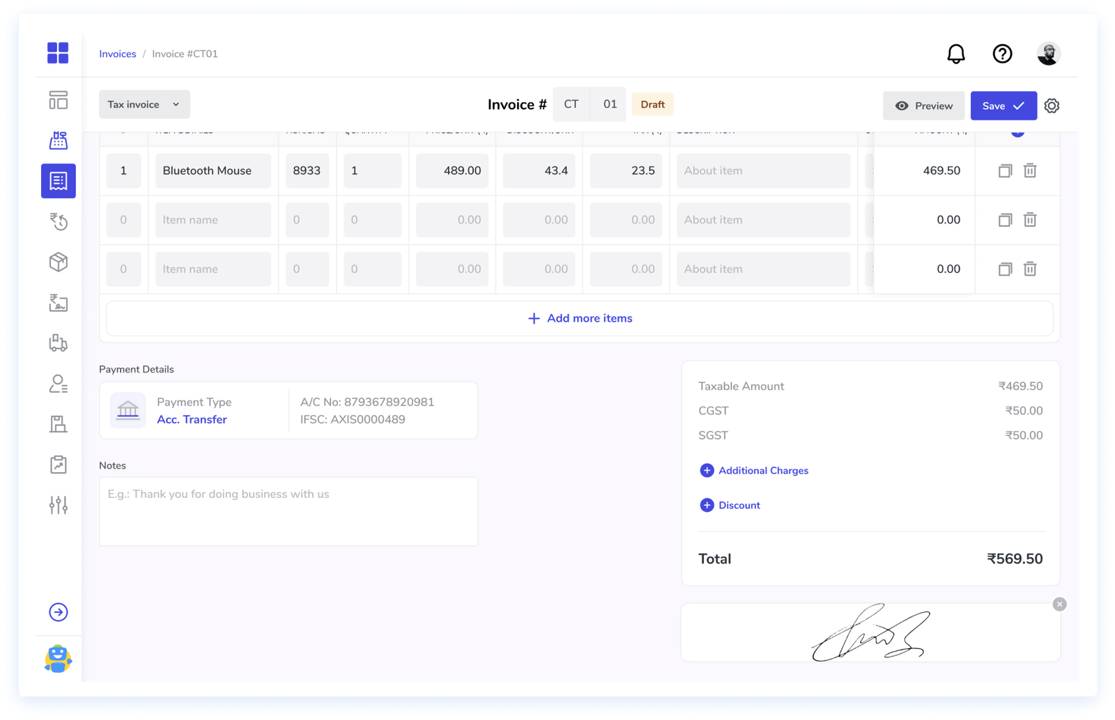 GST Billing Software for Small Business | Create GST Bills Online or in ...