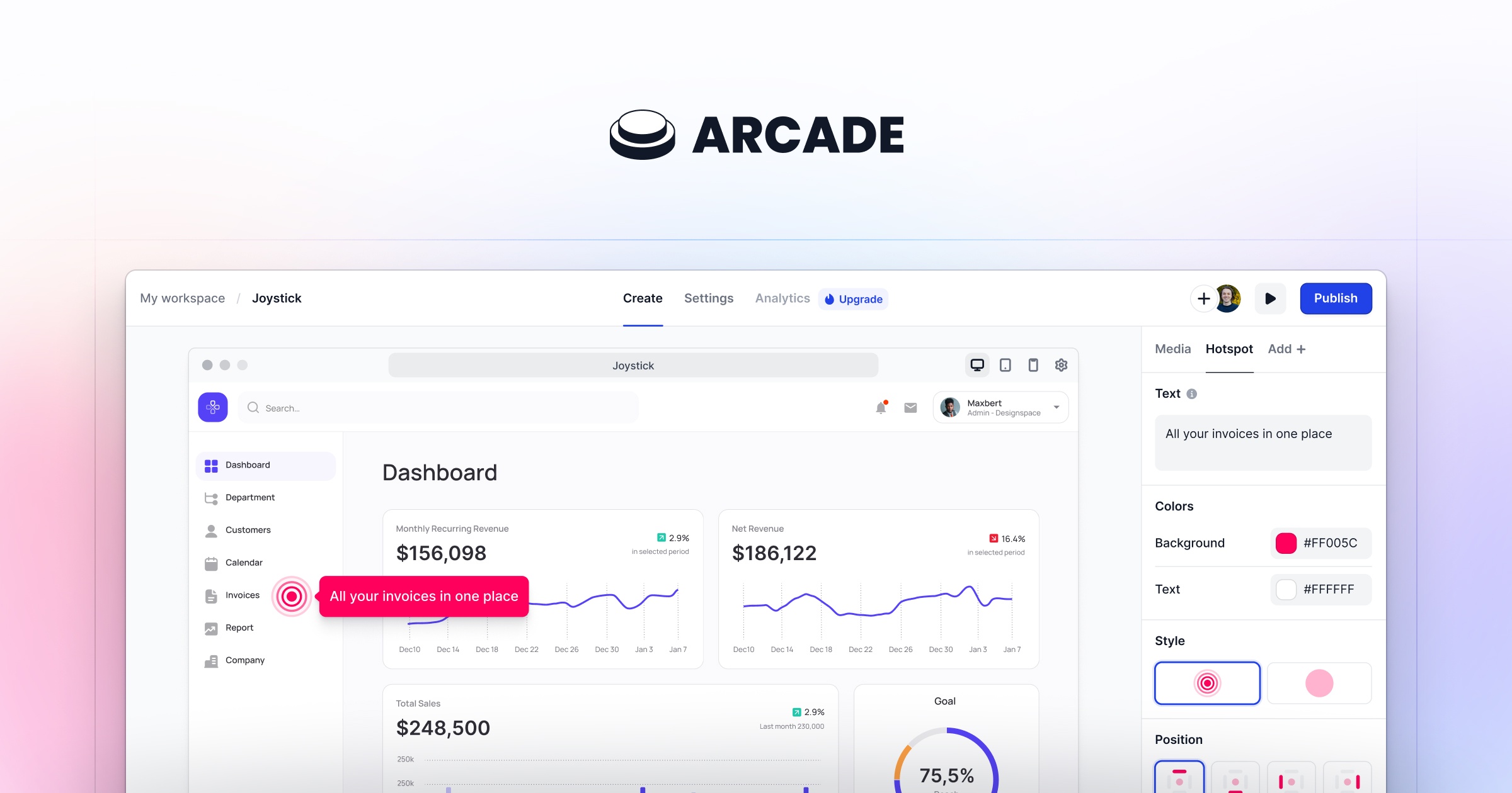 Arcade Pricing