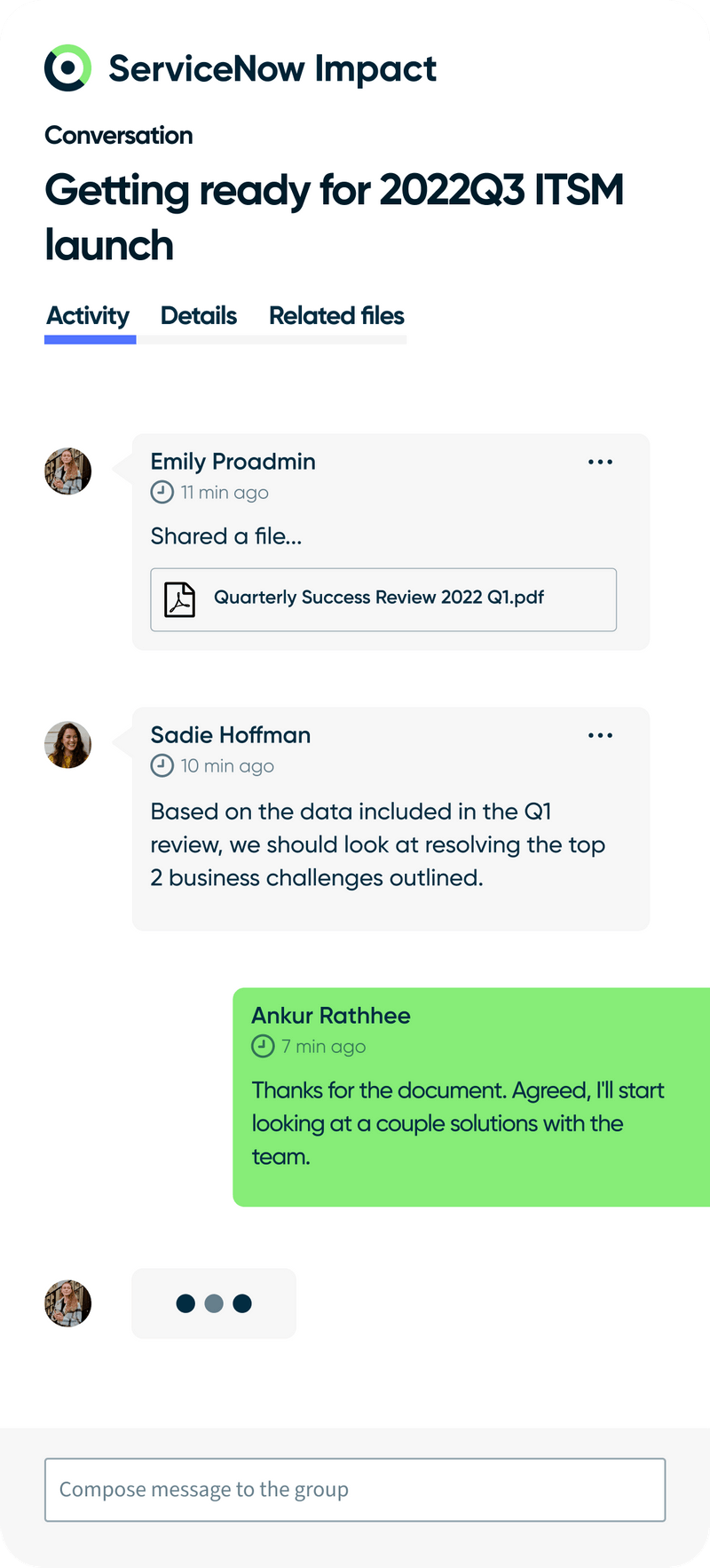 ServiceNow Impact Digital Experience
