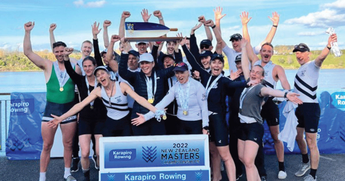 West End Wins 2022 NZ Masters Rowing Nations | Human Digital