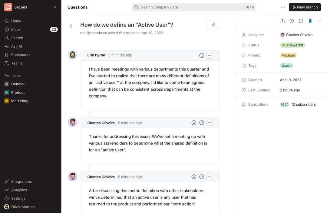 The Modern Data Management Platform | Secoda