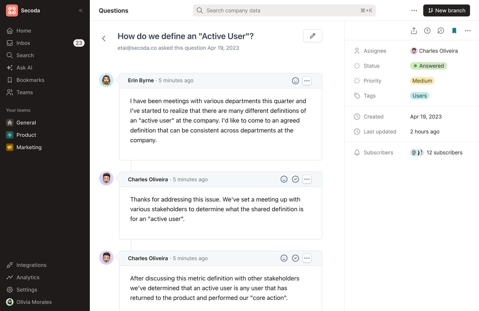 The Modern Data Management Platform | Secoda