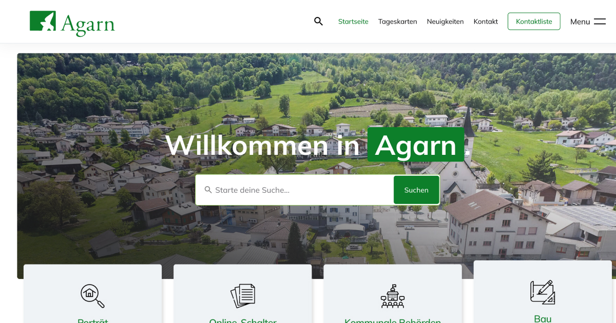 Agarn - Bau und Dorfplanung