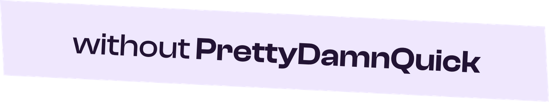 PrettyDamnQuick - Make your eCommerce delivery profitable