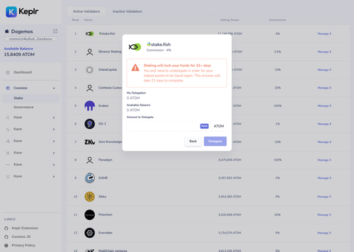 Keplr Wallet | First and Leading IBC Wallet