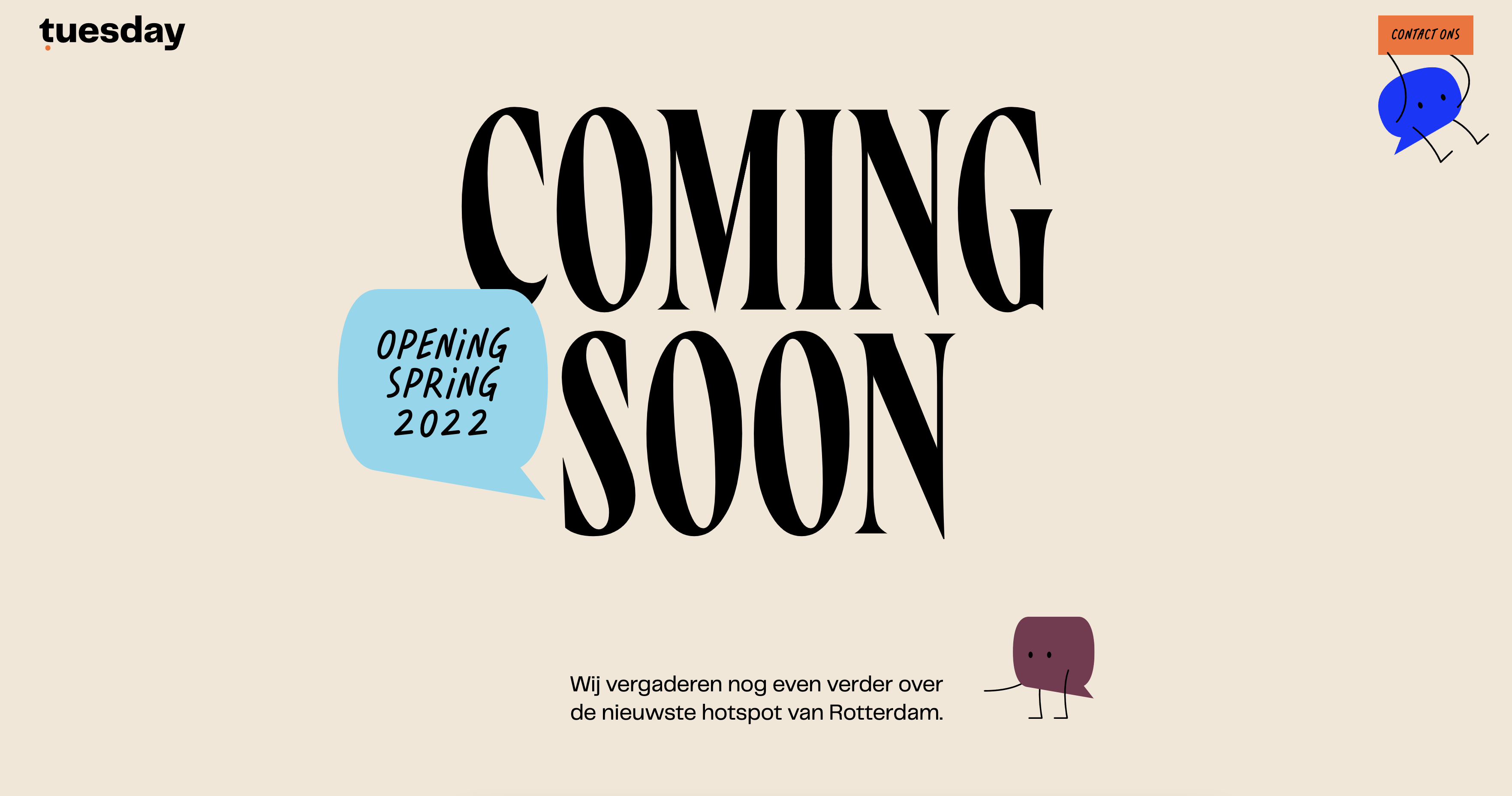 Coming Soon | Tuesday