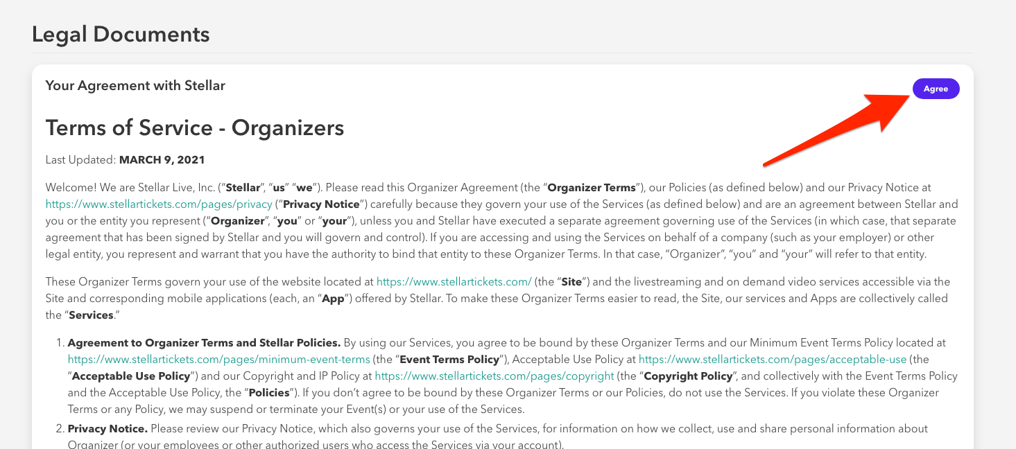 How to Set Terms of Service for Your Customers