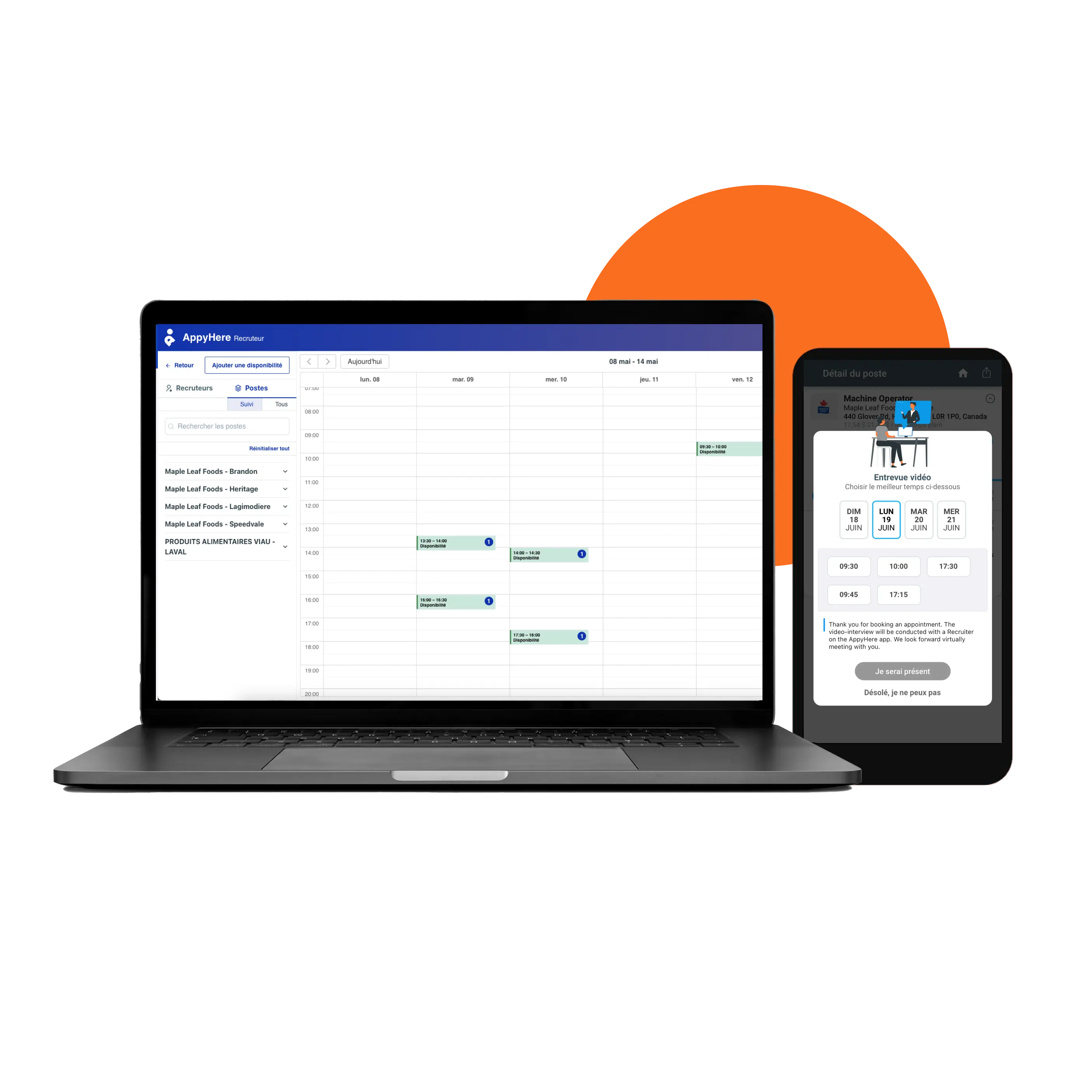 AppyHere | La plateforme de recrutement horaire de bout en bout