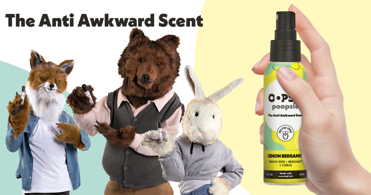 Pre Poop Toilet Spray by Oopsie Poopsie I Home