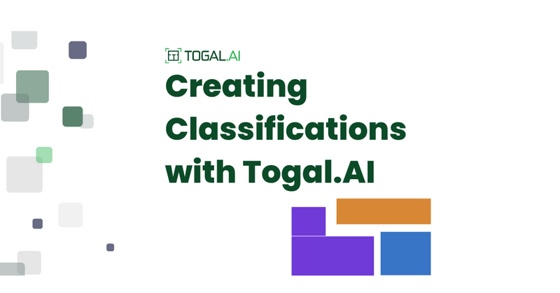 Togal.AI - Creating Classifications with Togal.AI