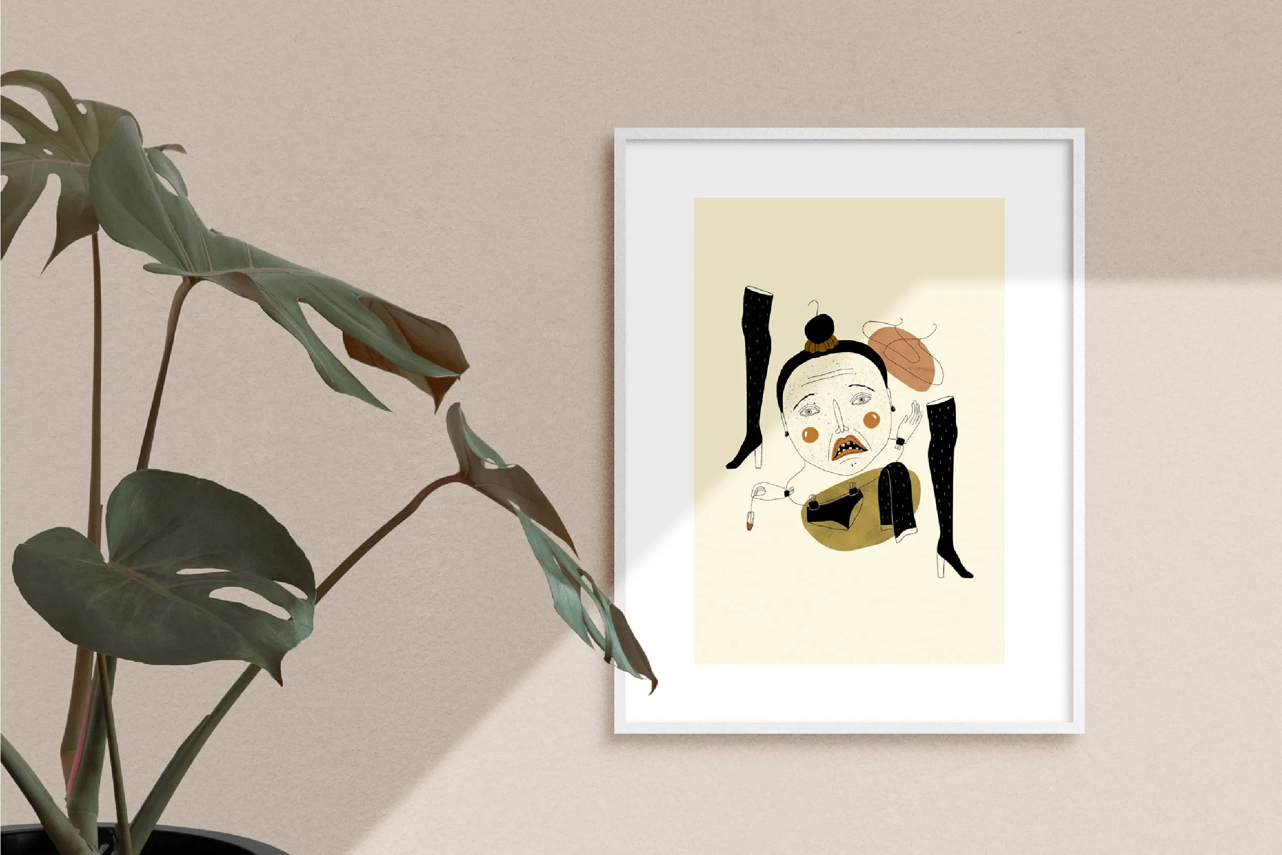 Surprise Art Print | Mona Art Design