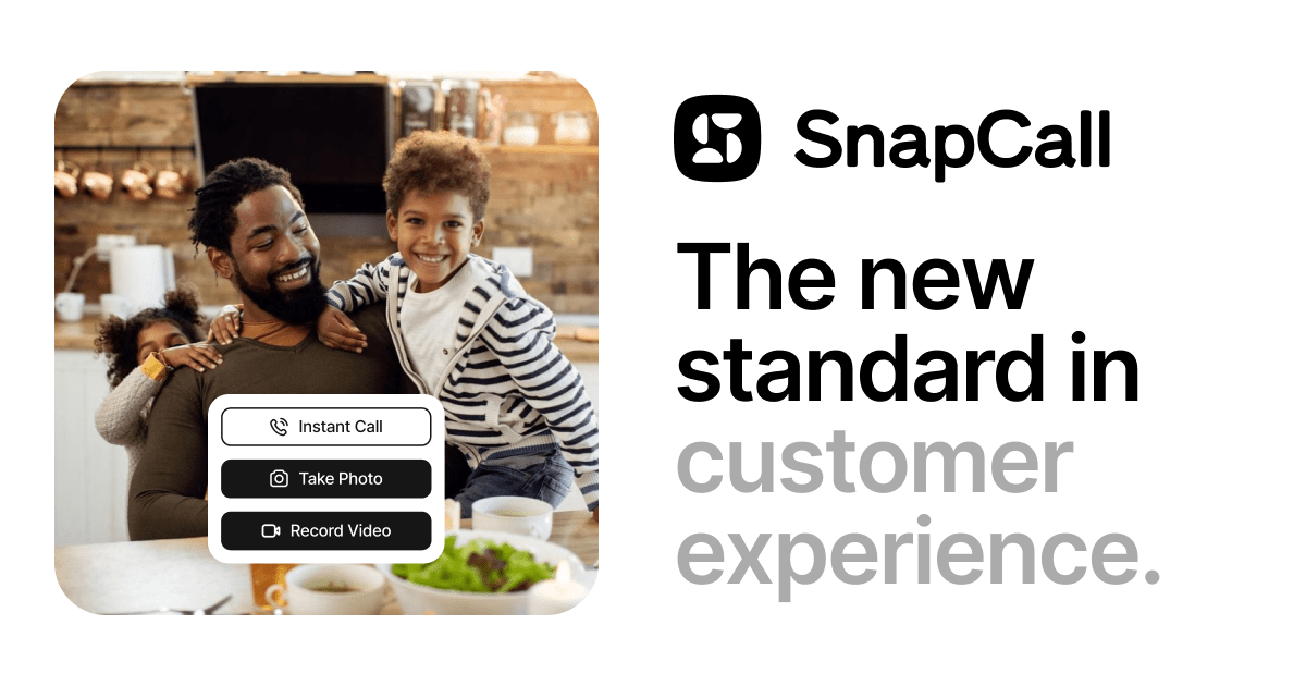 SnapCall Instant · Video Call: Connect with customers in real-time