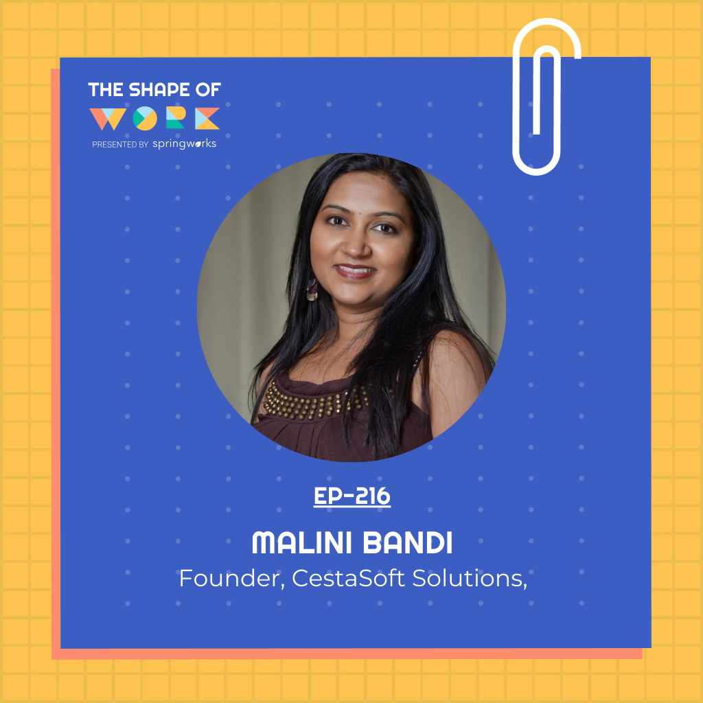 #216 Malini Bandi on the influence of technology in the workplace and ...