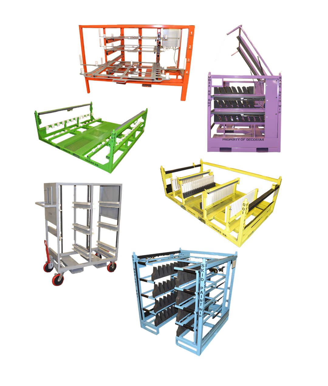 Returnable Steel Shipping Racks - PackIQ
