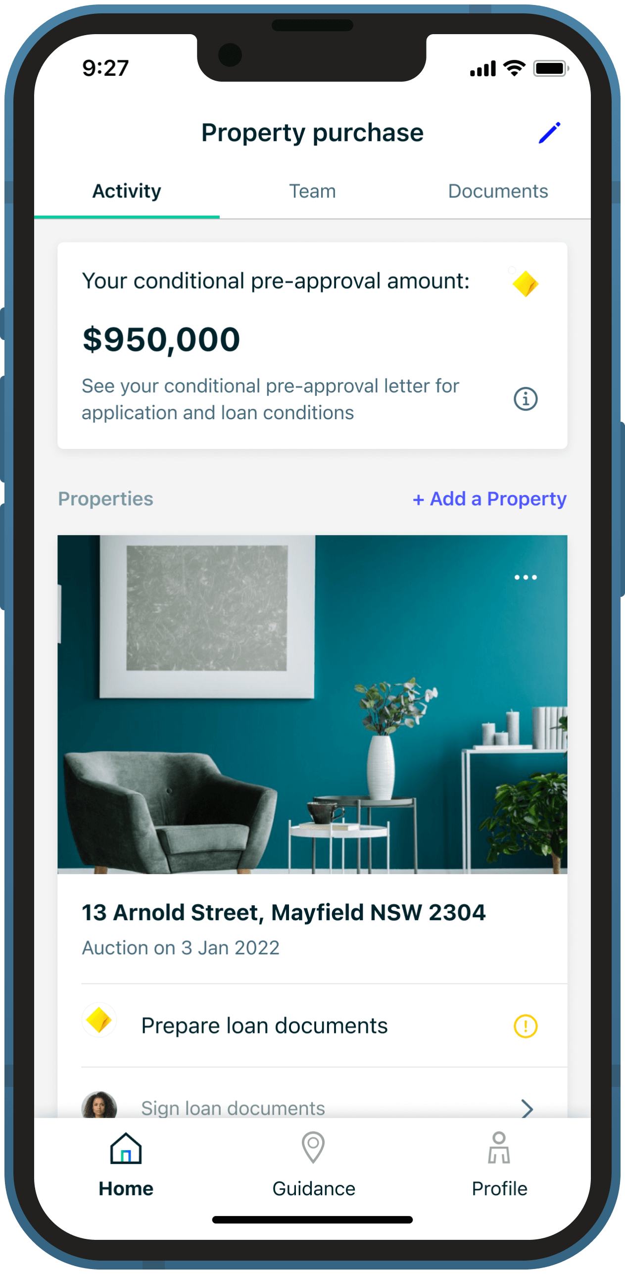 CommBank Home Buyer | Home-in