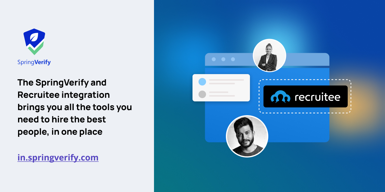 Elevate Hiring Efficiency: SpringVerify Integration with Recruitee