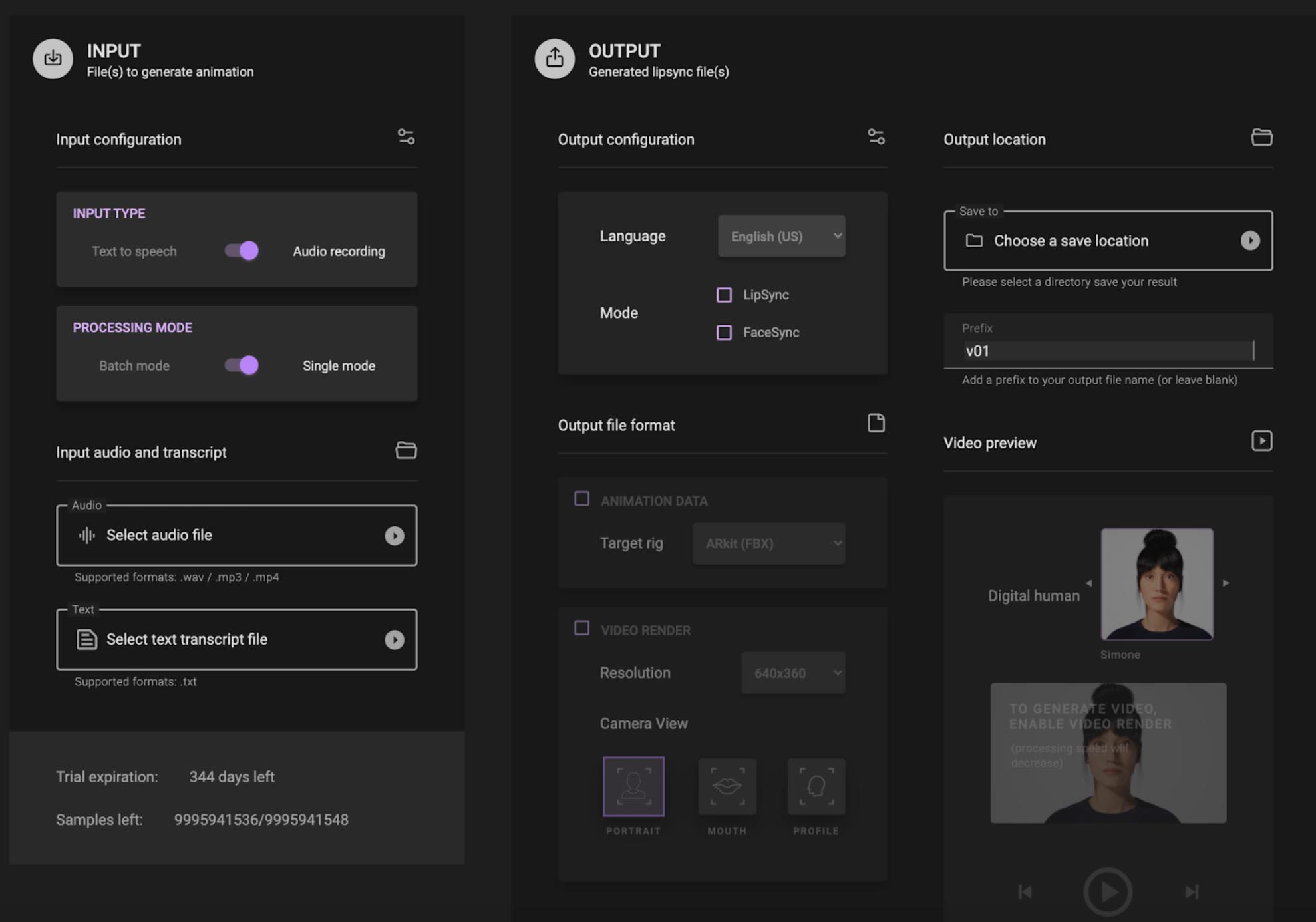 Lipsync AI APP | Emotech