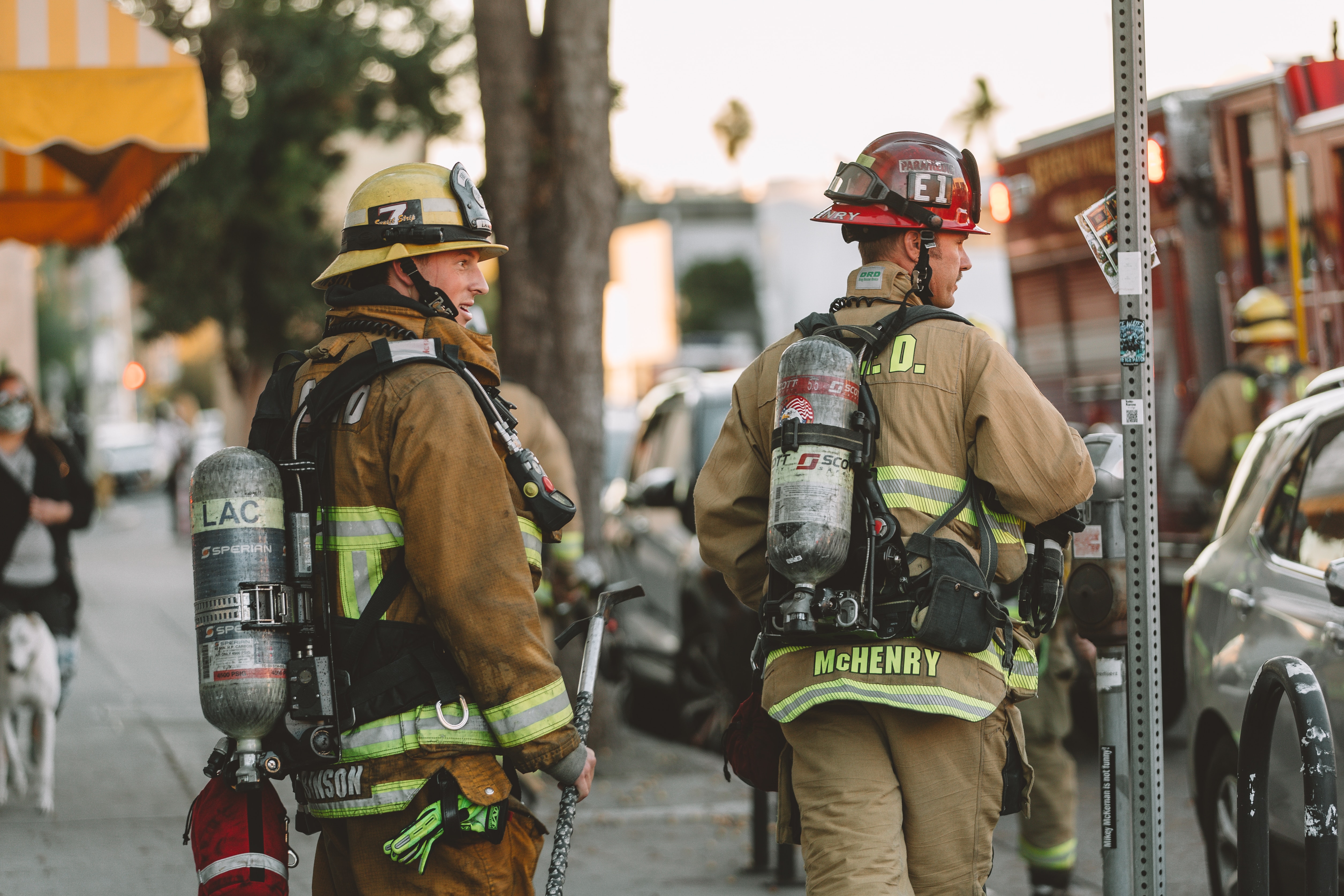 Firefighter Saving Lives