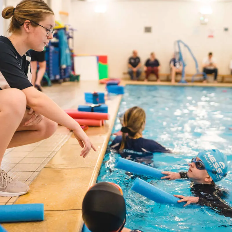 Swimming classes at Kings’ School Winchester