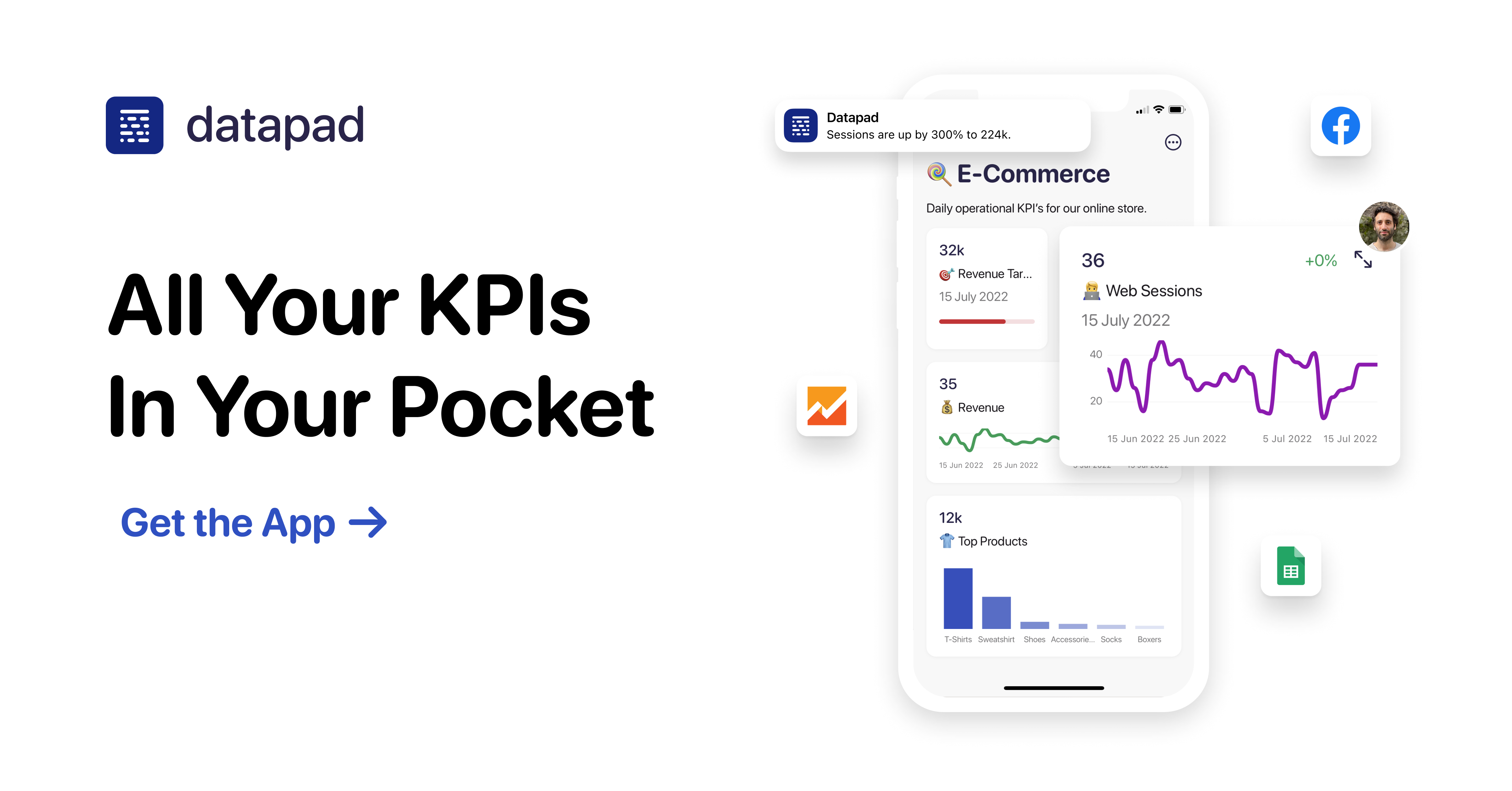 Datapad: Best Dashboard Software for Small Businesses