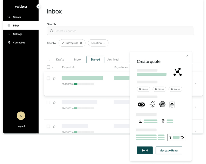 Valdera - For Suppliers