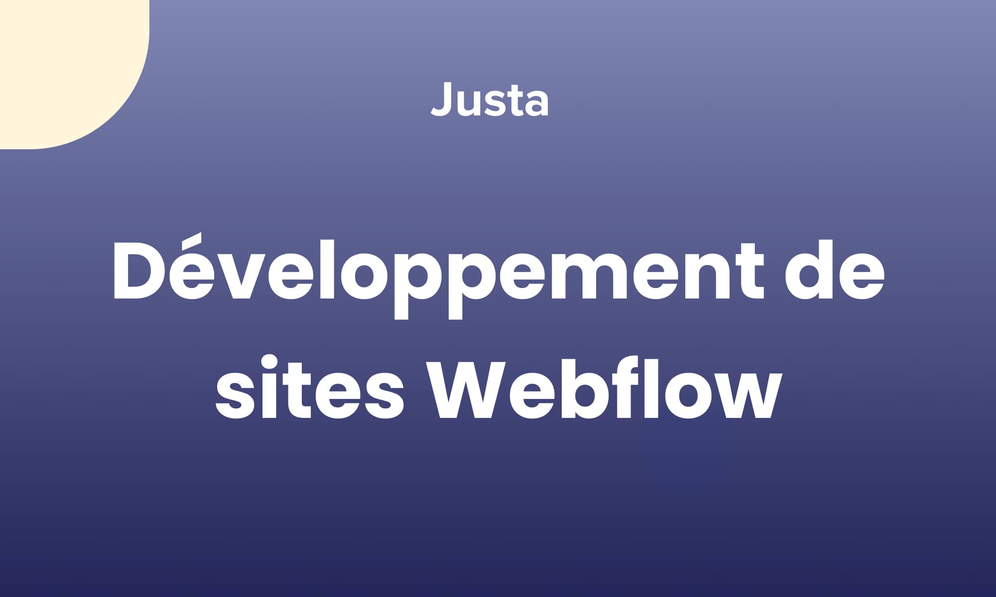 Justa - Collectif de développeurs Webflow